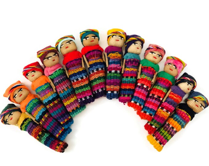 50 Sm Individual Guatemalan Worry Dolls for Crafts - Etsy