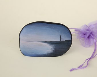 Painted Rock of Little Sable Lighthouse in Mears Mi Tiny - Etsy
