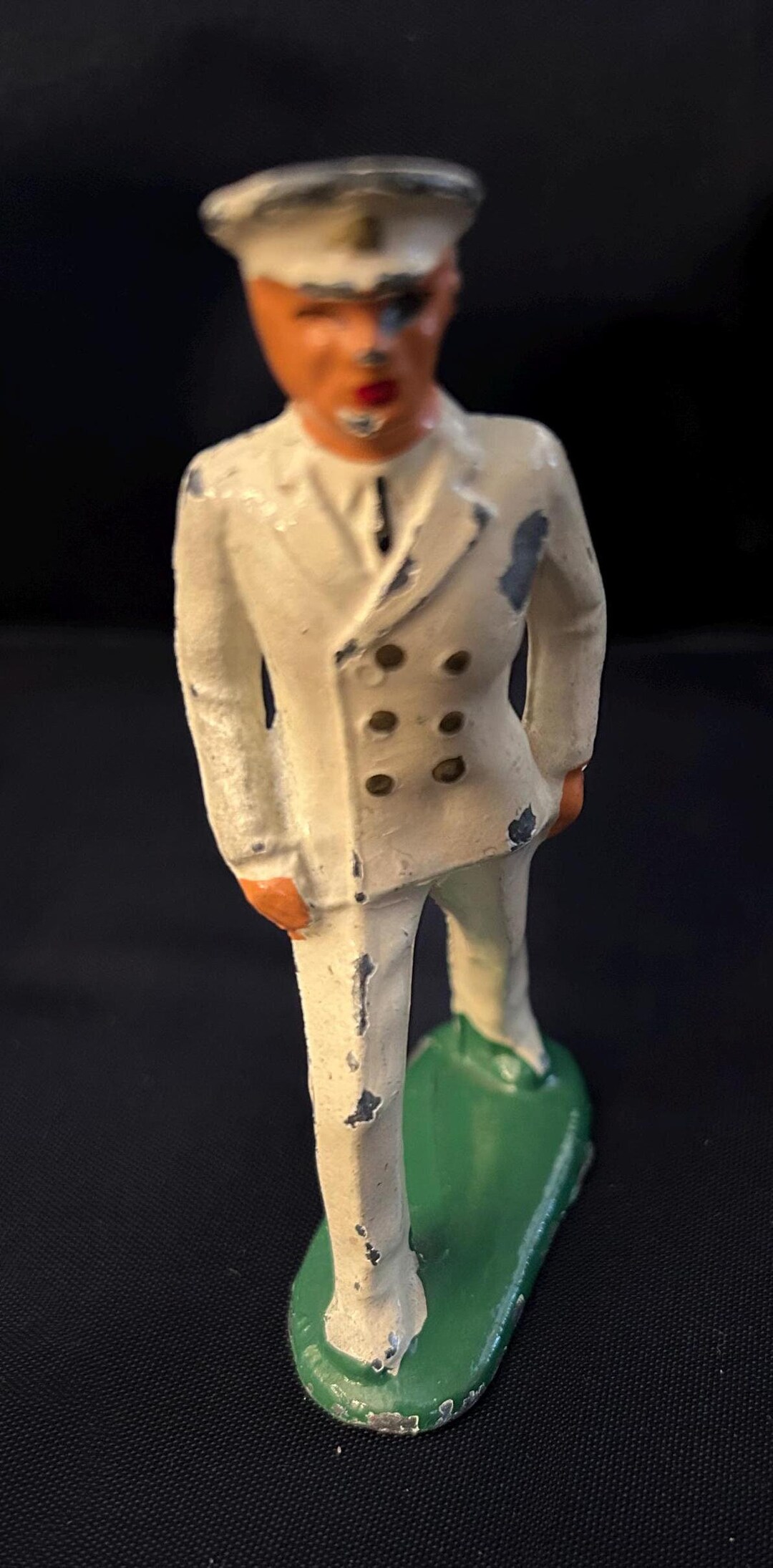 Vintage Barclay Lead Toy Soldier, Naval Officer, Long Stride, B56/721 ...