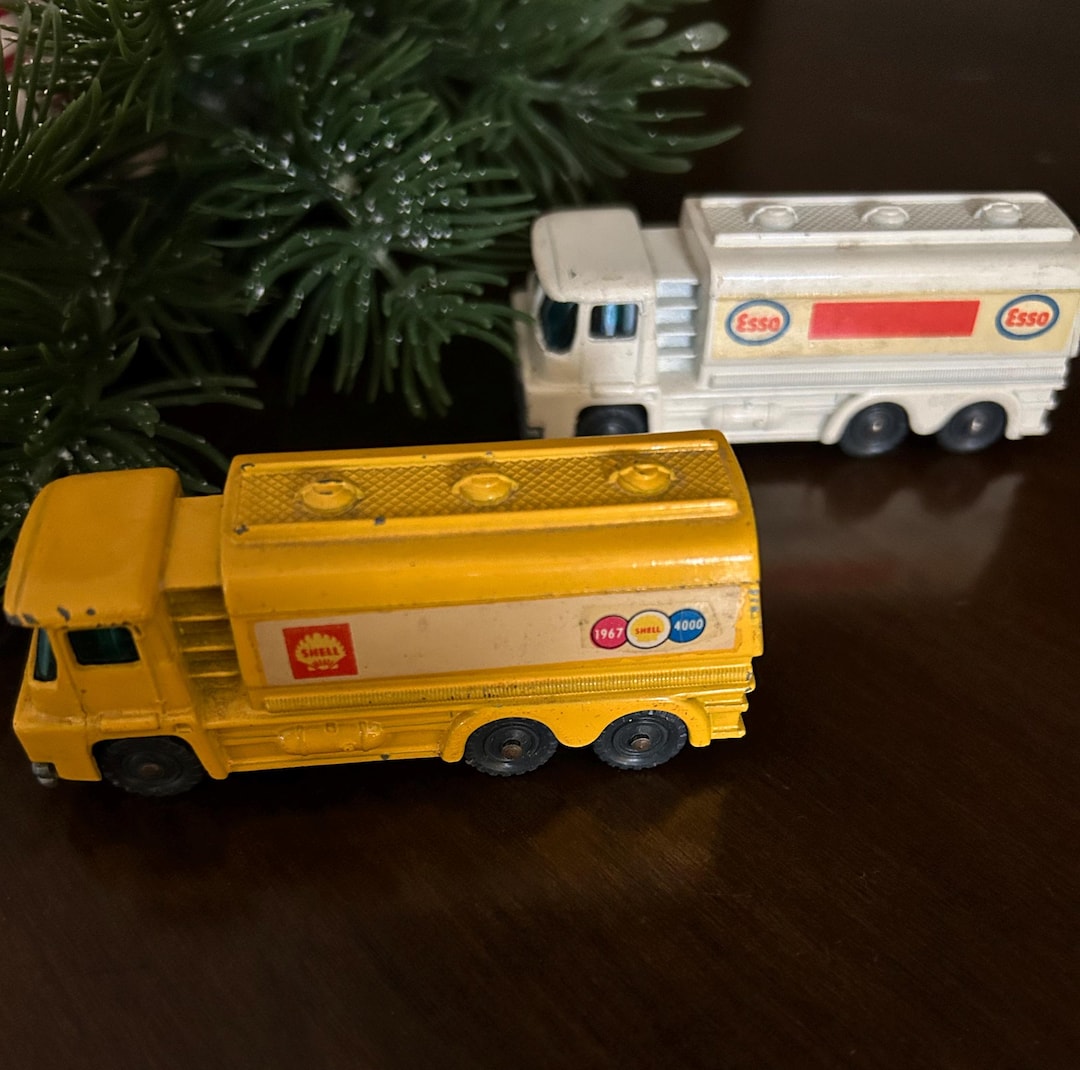 Husky Models Gas Tanker Trucks, Esso and Shell, Vintage 1960s Toy, - Etsy