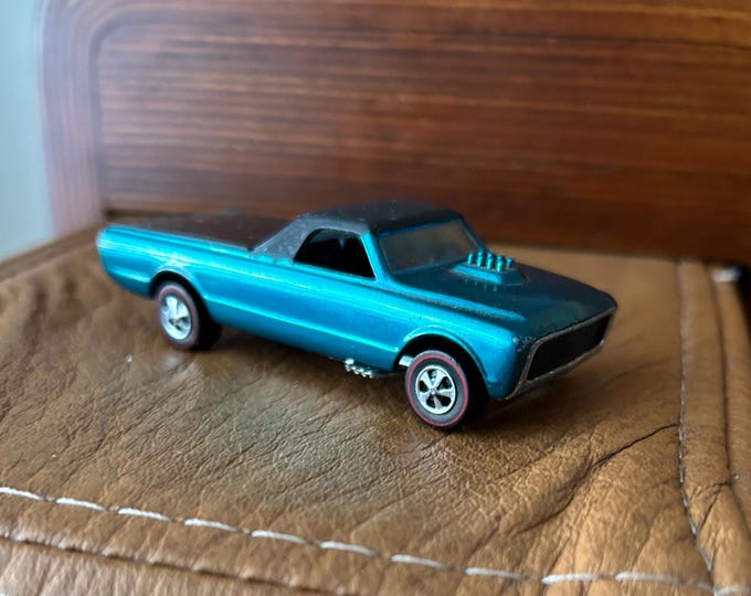 Redline Hot Wheels, 1967 Custom Fleetside, Aqua Teal, Rare Find ...