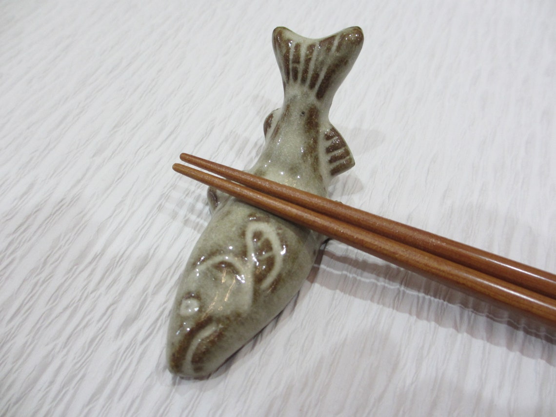 NO.137 Japanese vintage fish chopstick rest | Etsy