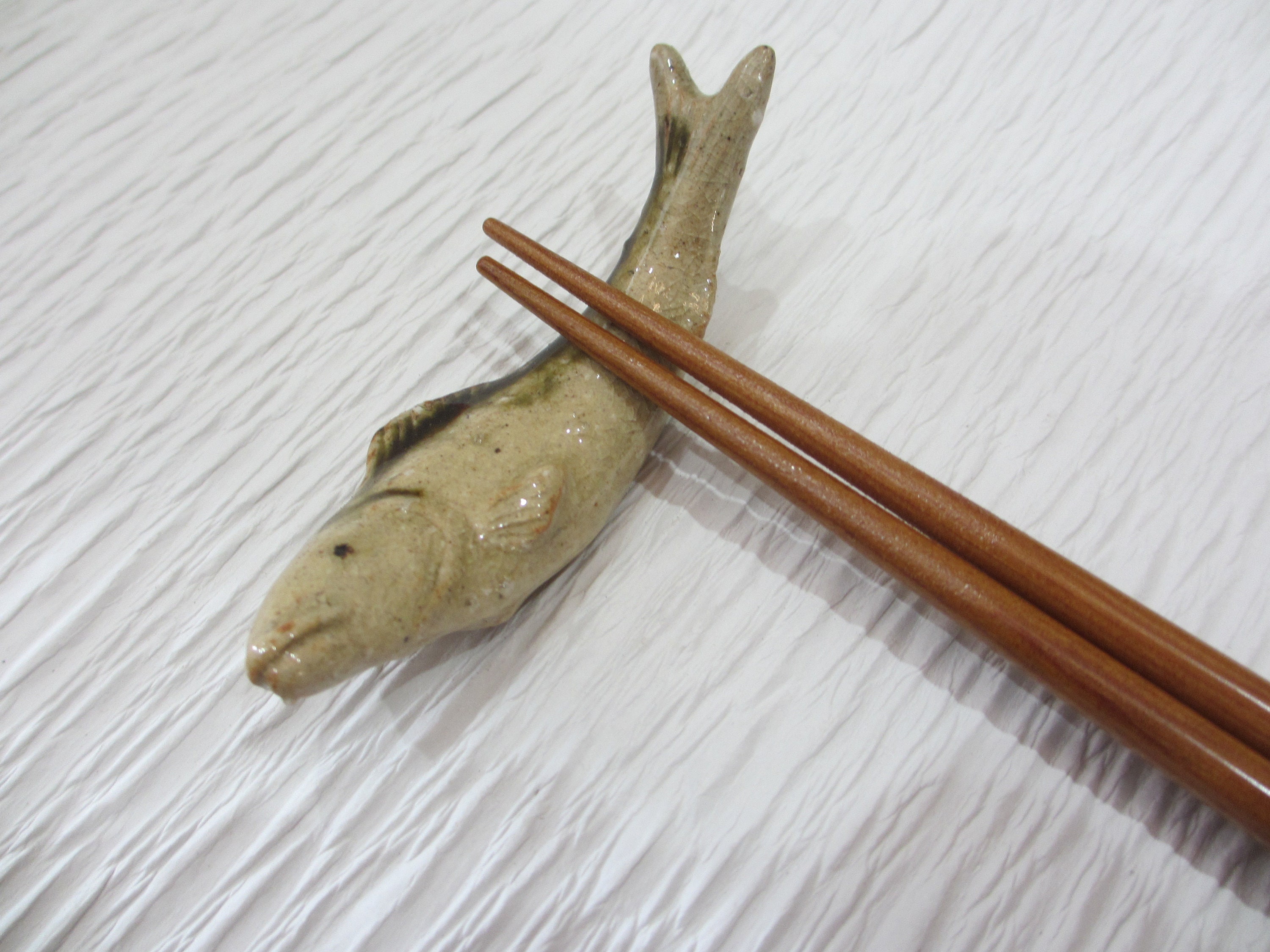 NO.163 Japanese vintage fish chopstick rest | Etsy