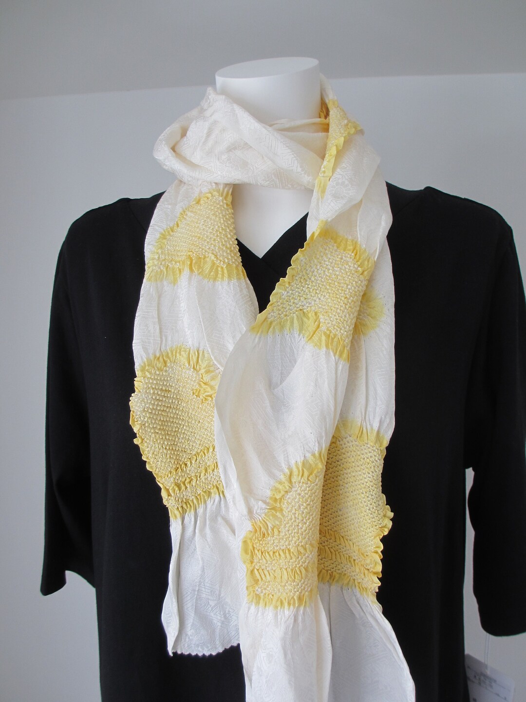 No.715 Japanese Vintage Kimono Obiage Scarf Silk Japan's Traditional ...