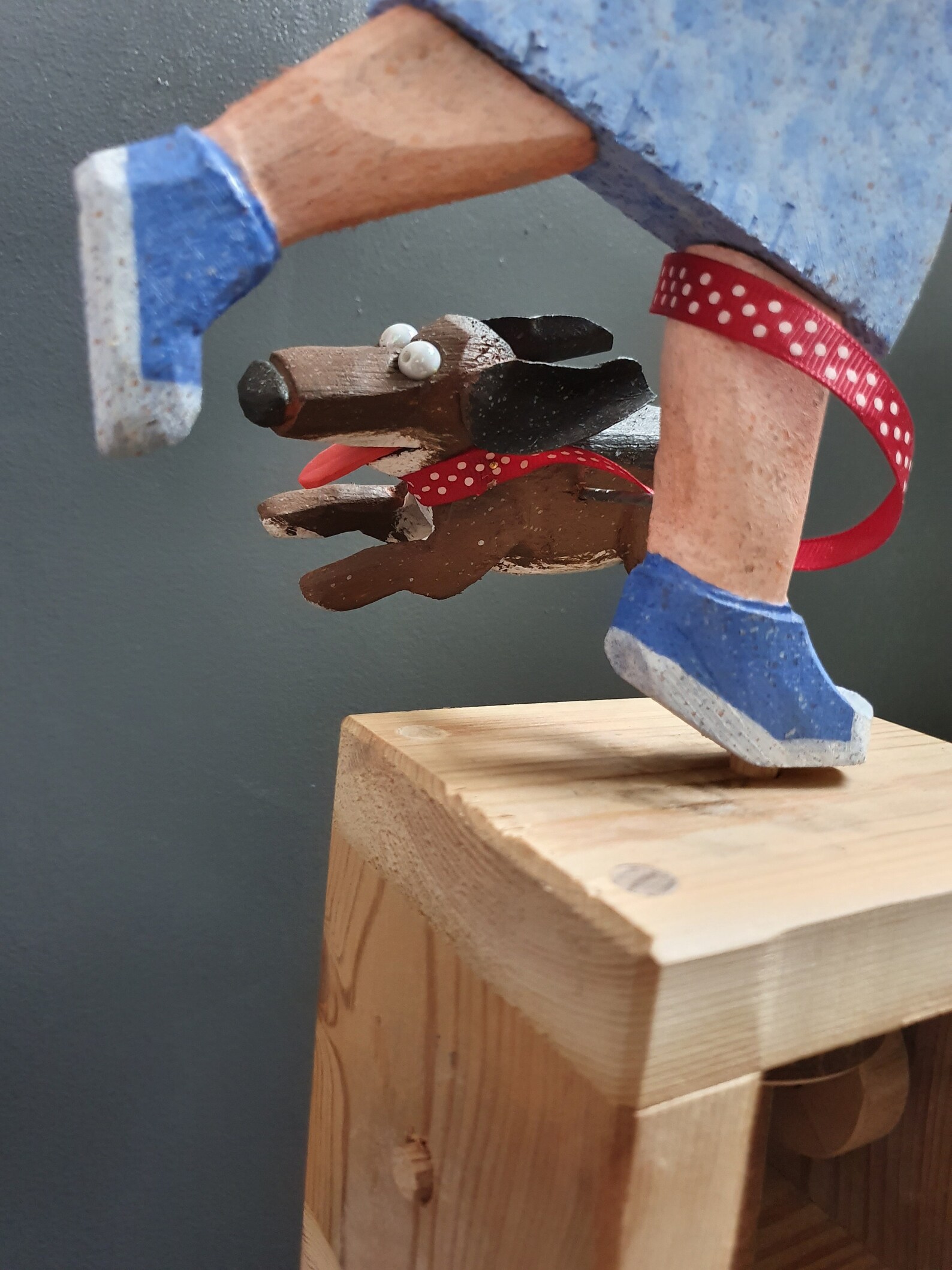 Personalised Dog Walk Automata Mechanical Kinetic Art - Etsy