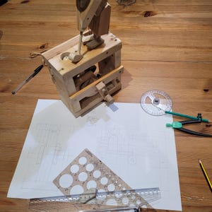 Golfing Automaton, Mechanical Kinetic Art, Reclaimed Recycled Pallet ...