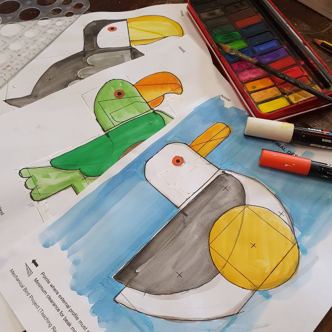 Mechanical Bird Project teaching Resources KS3 Automata / - Etsy