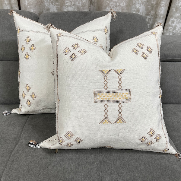 White Sabra Pillow - Etsy