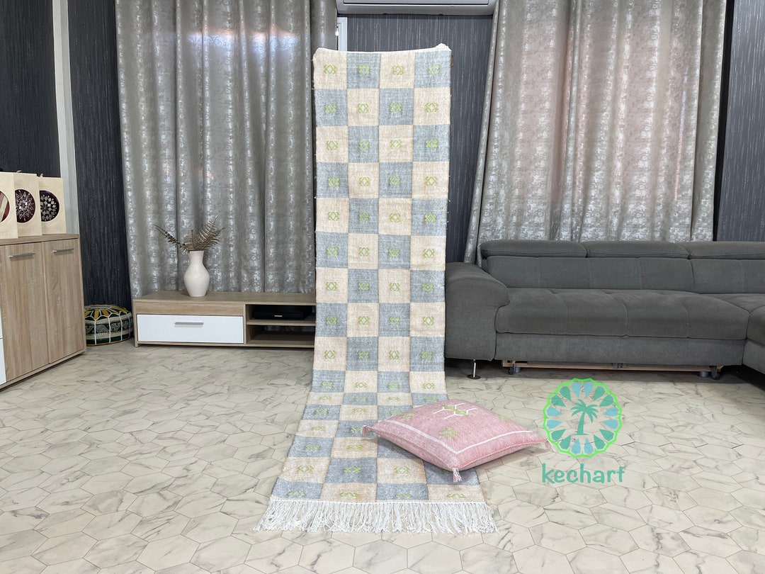 Kechart - Moroccan Sabra Rug, Cactus Silk Rug, Natural Dye Rug ...