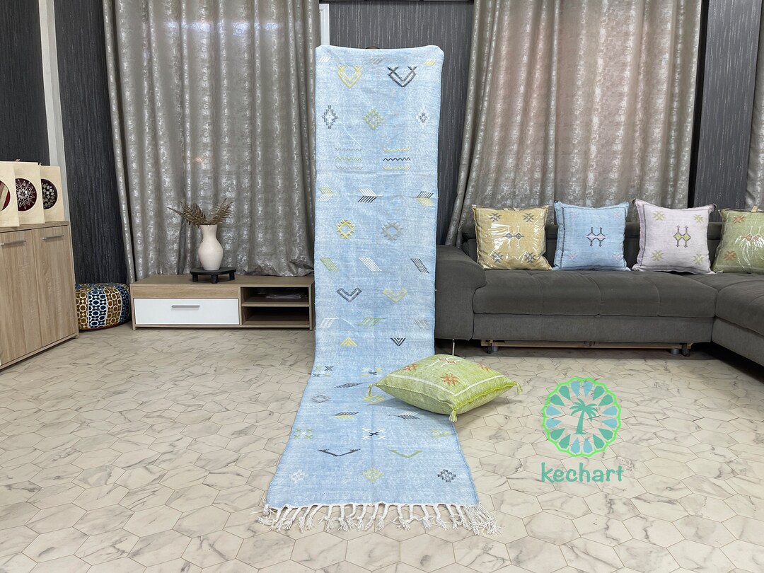 Handmade Cactus Silk Rug: Moroccan Sabra Rug, Natural Dye - Etsy Canada