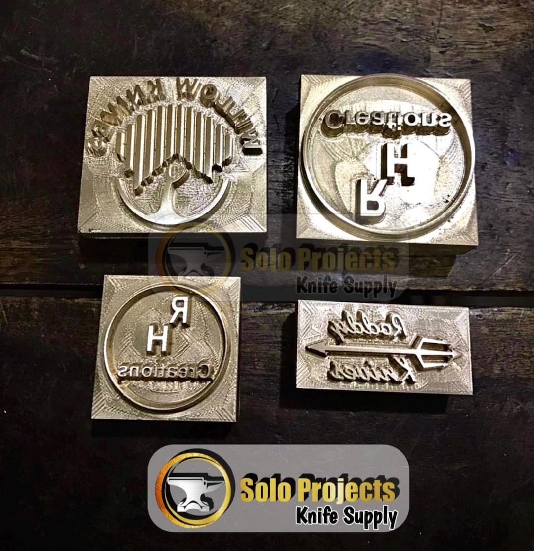 CUSTOM BRASS STAMPS , Makers Mark Leather Embossing Stamp Touchmark ...
