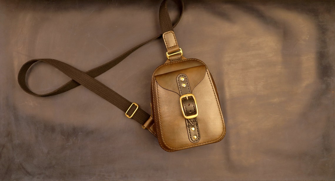 Leather Sling Bag Pattern.pdf Pattern.video Tutorial.leather | Etsy