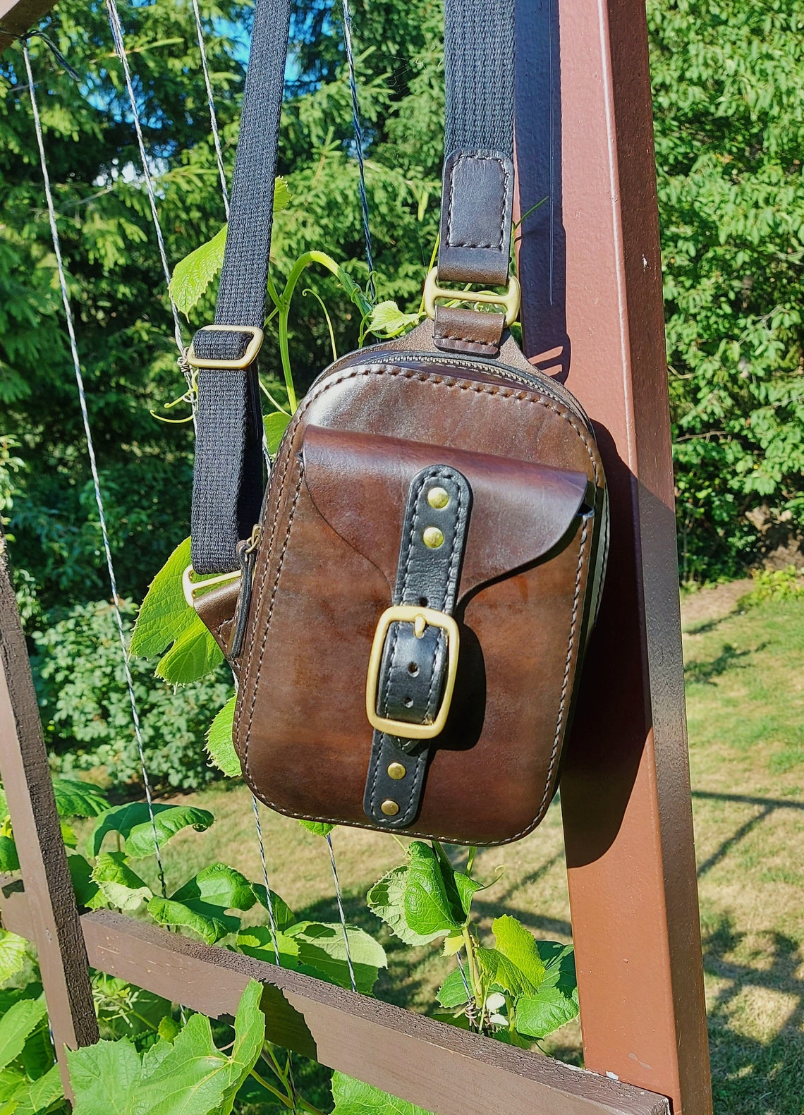 Leather Sling Bag Pattern.pdf Pattern.video Tutorial.leather | Etsy