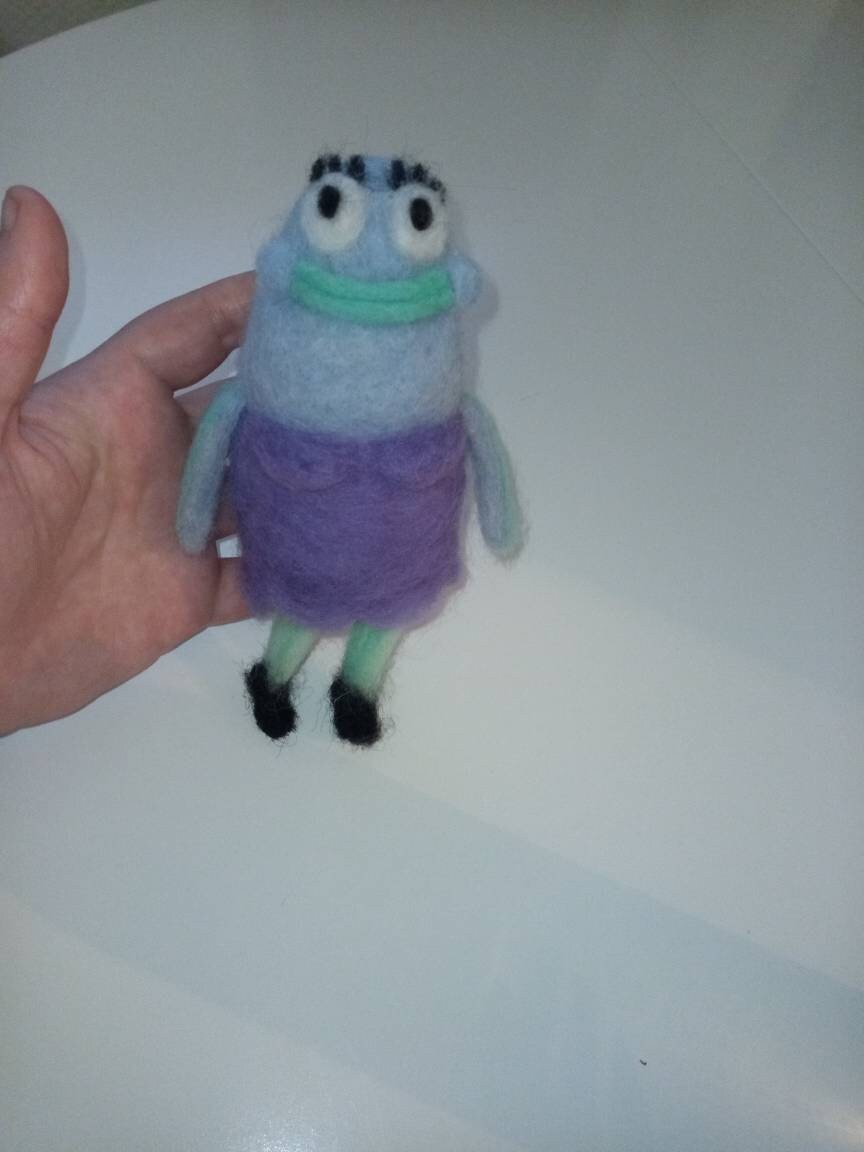 Abigail Marge Spongebob Needle Felted Plush - Etsy UK