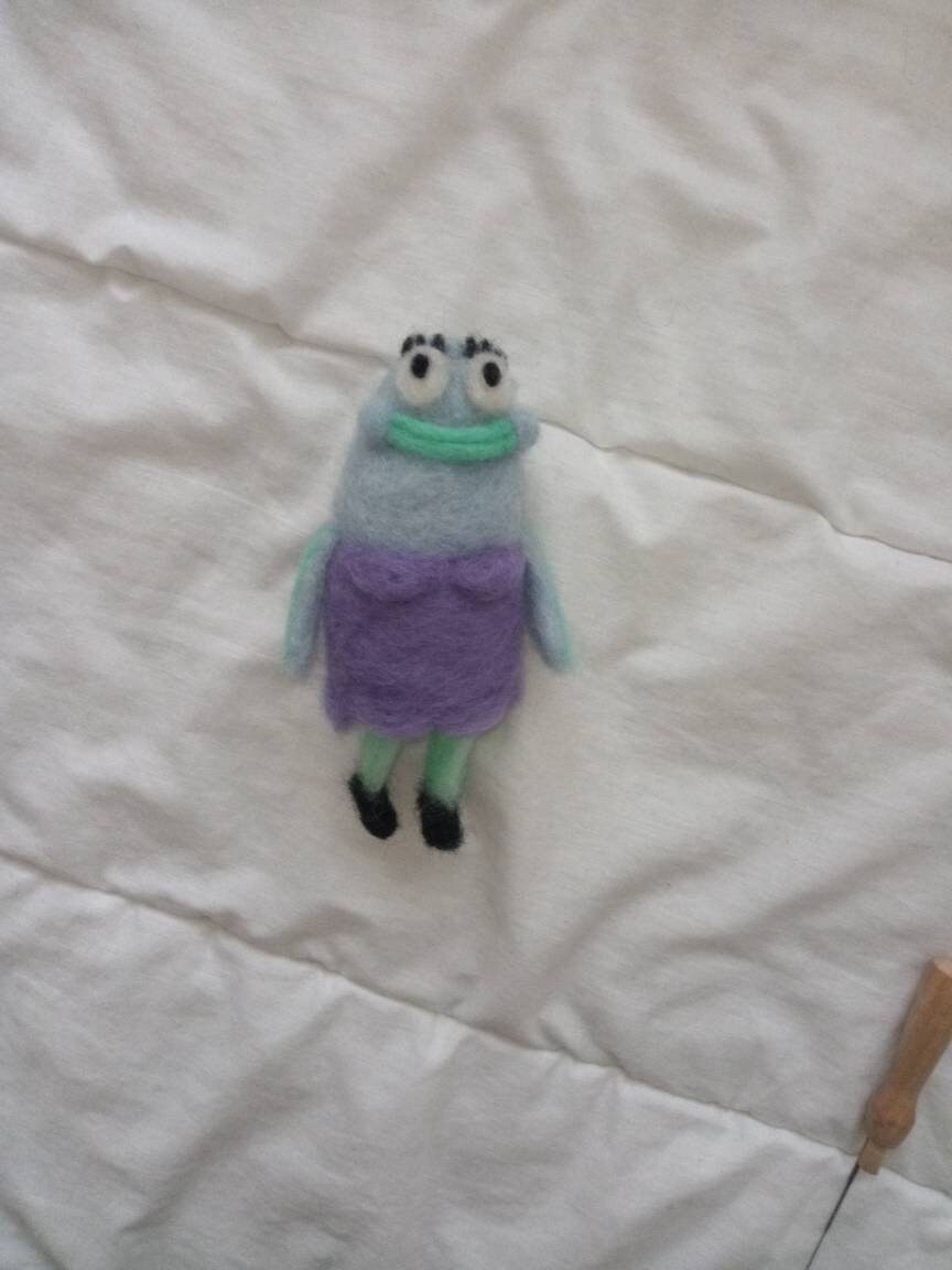 Abigail Marge Spongebob Needle Felted Plush - Etsy UK