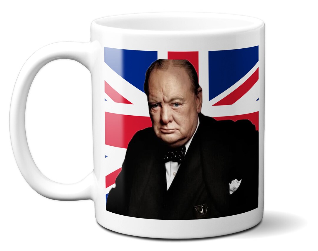 WINSTON CHURCHILL Statesman Pose Heavy Ceramic Mug 2 Various Sizes ...