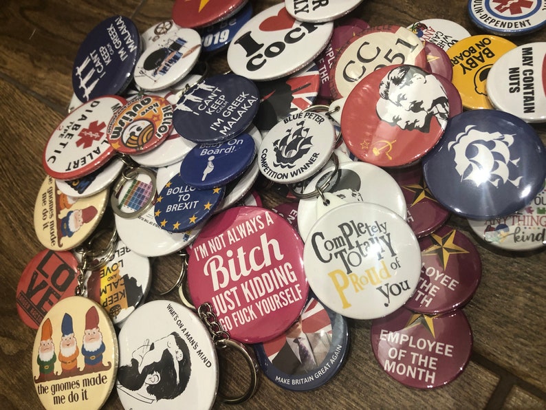 AINSLEY HARRIOT Yeah Boy Pop Art Button Badge 4 Various Sizes - Etsy