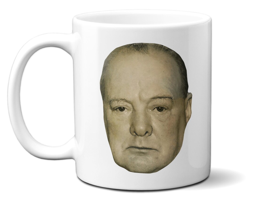 WINSTON CHURCHILL Pop Art Face Heavy Ceramic Mug (2 Various Sizes ...