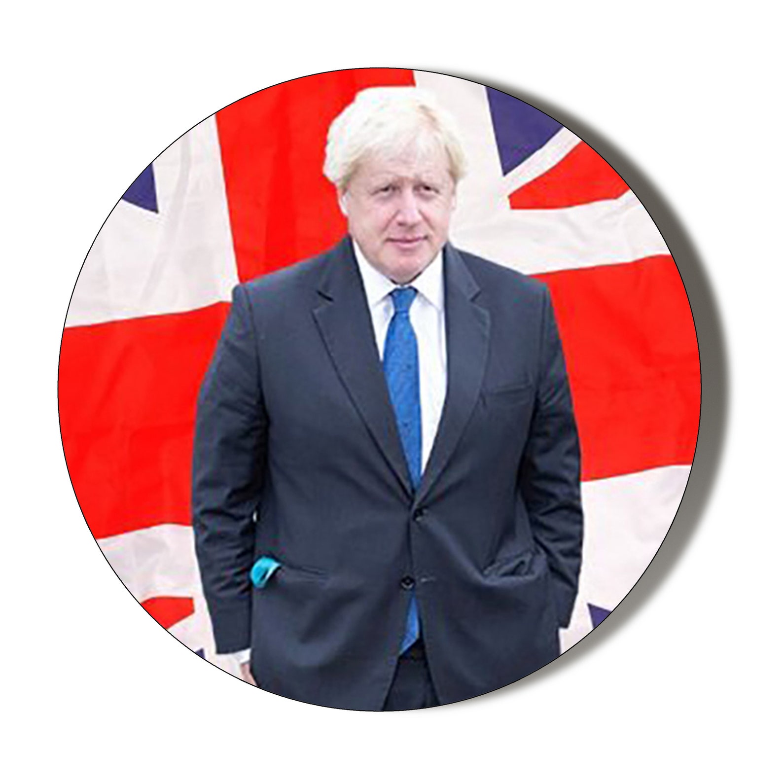 BORIS JOHNSON Union Jack Button Badge 4 Various Sizes Available - Etsy UK