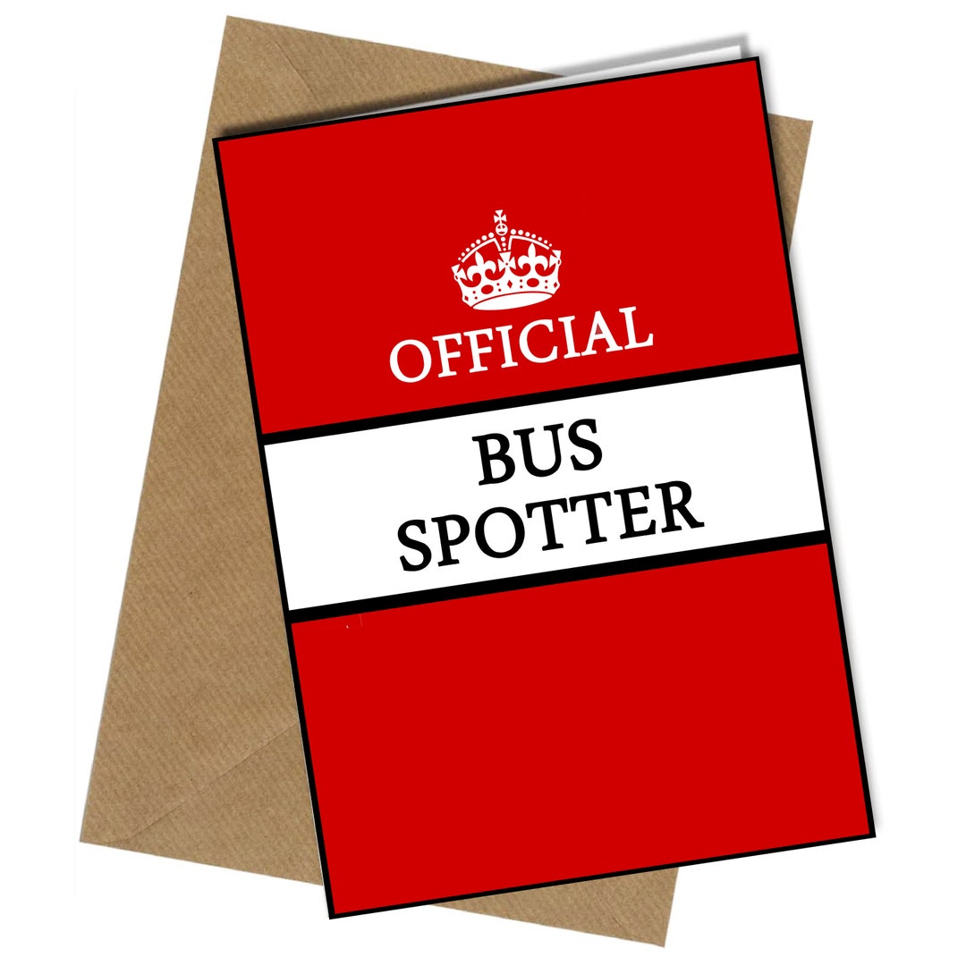 Official Bus Spotter A5 With Badge or Keyring 6 Various Sizes Available ...