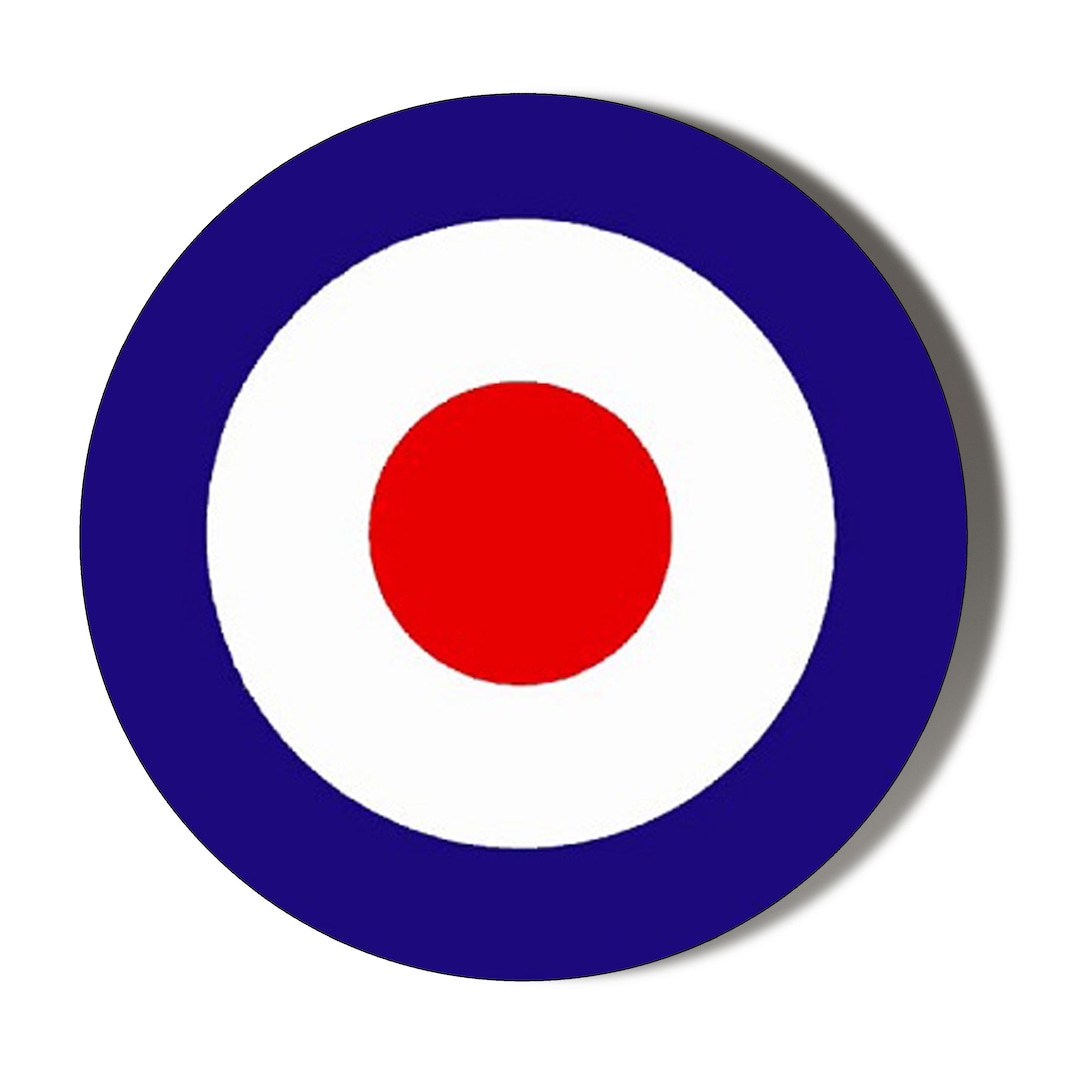 Retro MOD Target Button Badge (4 Various Sizes Available) - Etsy