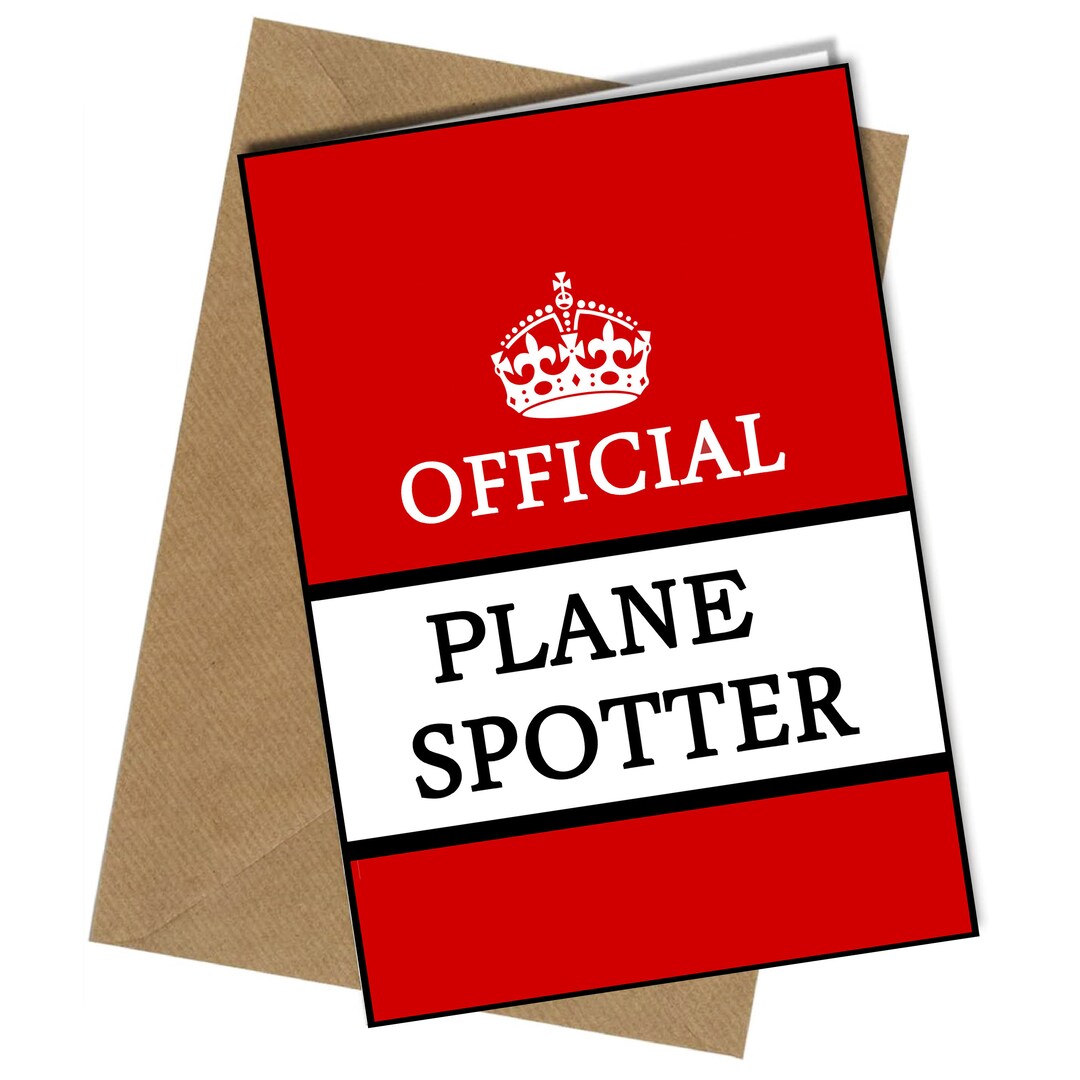 Official Plane Spotter A5 or A4 With Badge or Keyring (6 Various Sizes ...