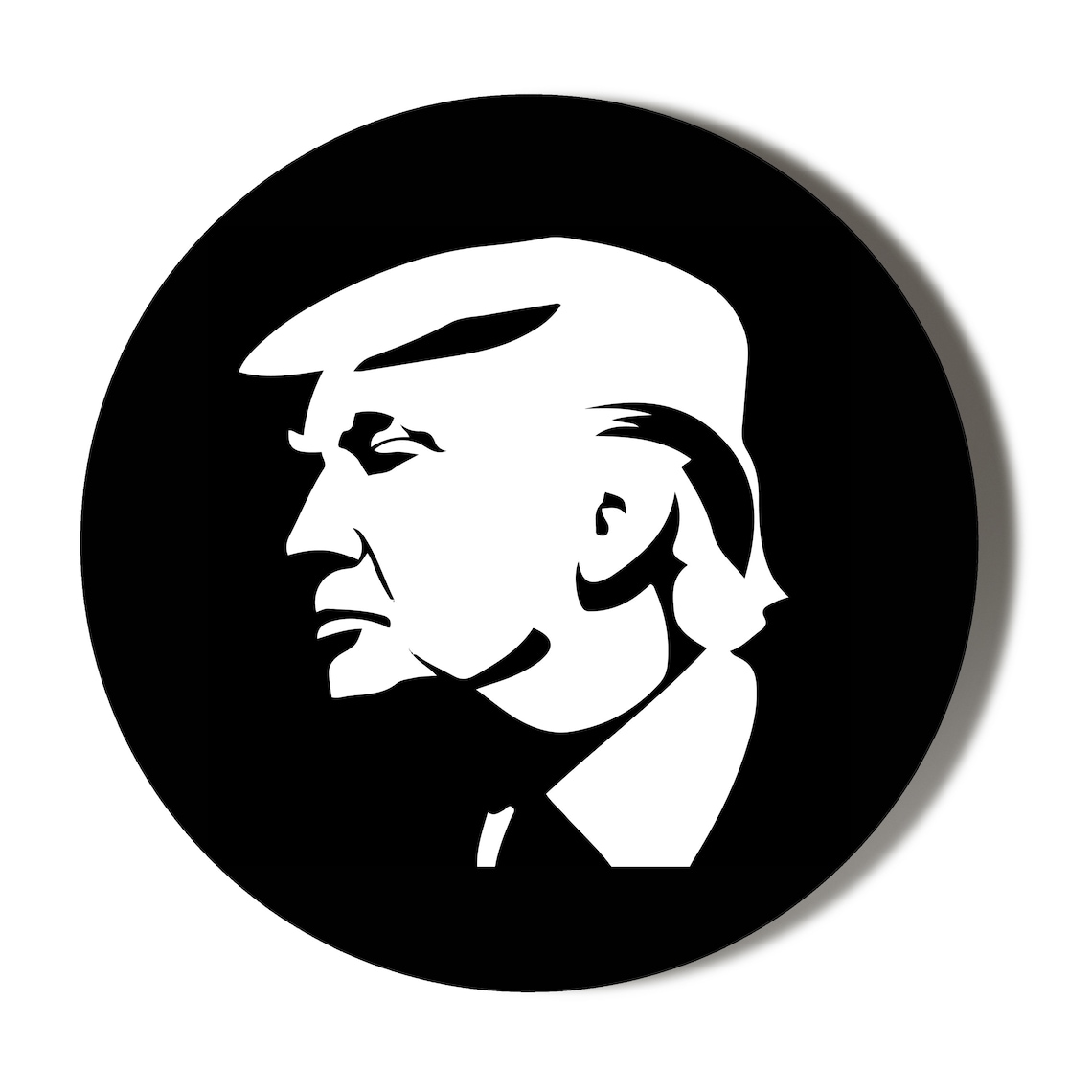 TRUMP Face Retro Button Badge 4 Various Sizes Available - Etsy