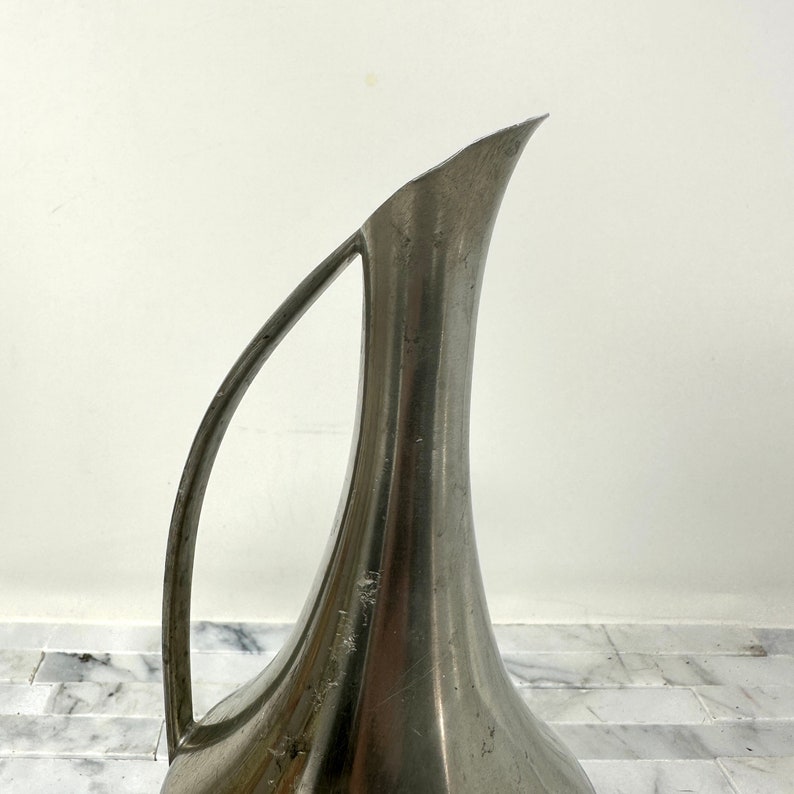 Vintage Sigg Pewter Pitcher Simple Modern Minimalist Swiss - Etsy