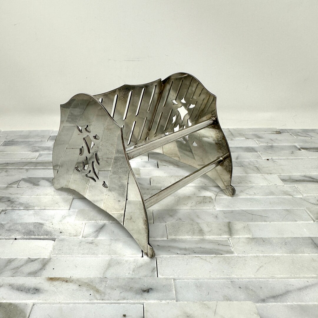 WA Italy Silver Plate Knife Caddy, William Adams Buffet Caddy, Fruit ...