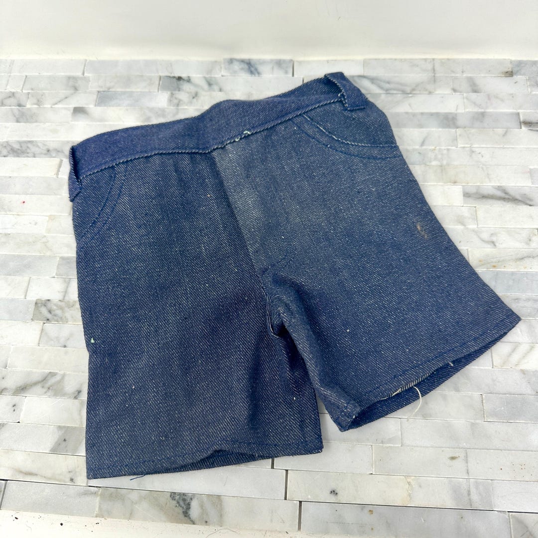 Snoopy Wardrobe Jeans Pants, Vintage Medium 18" Plush Clothing Blue ...