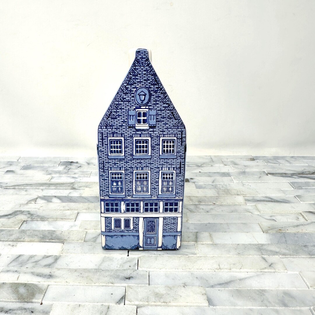 Delfts Blue Canal House Nr 5 5 3/4", Vintage Blue White Hand Painted ...