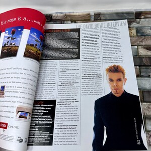 1997 the Web Magazine David Bowie Cover, Vintage David Bowie ...