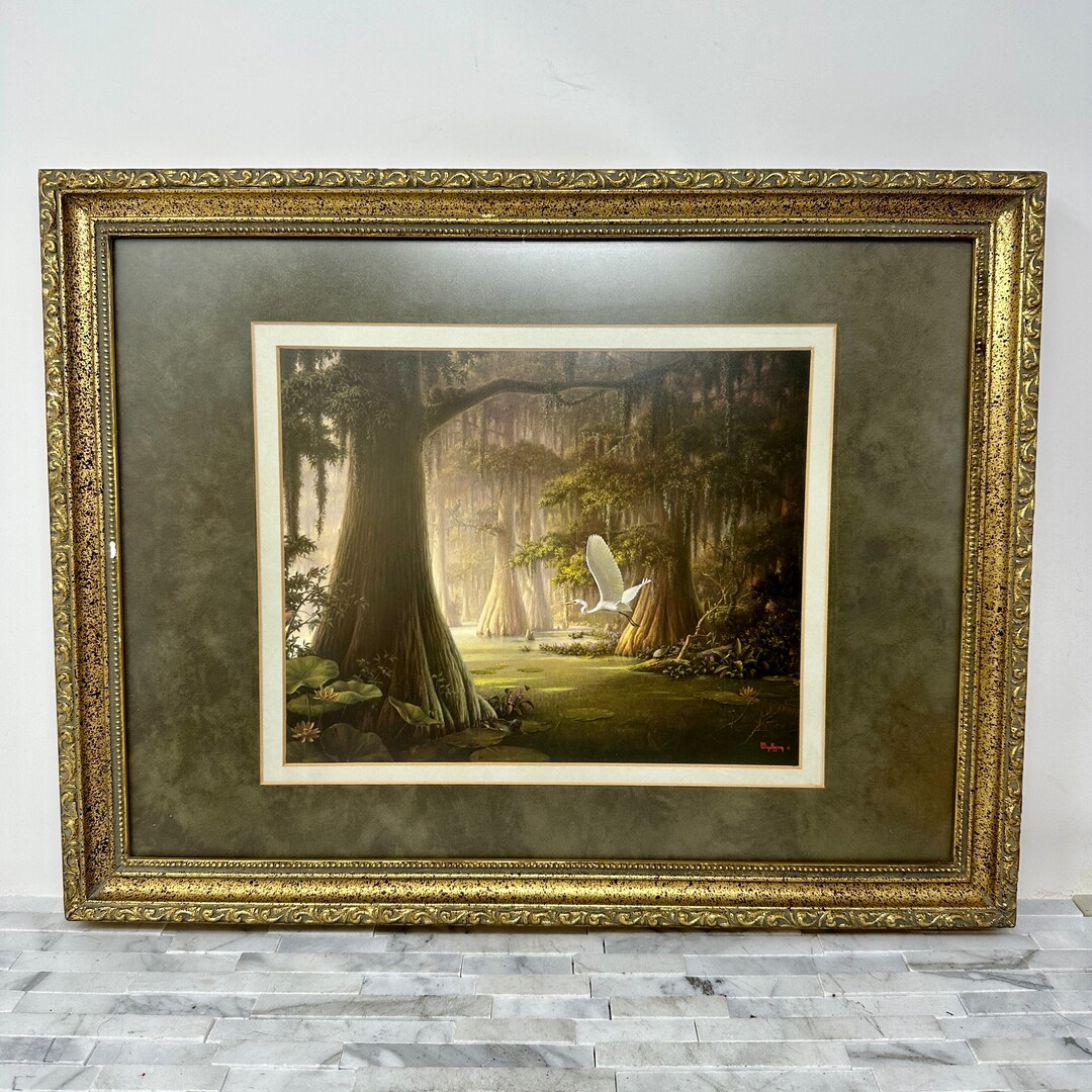 Dalhart Windberg Enchanting Domain Framed Lithograph 18x14, Vintage ...