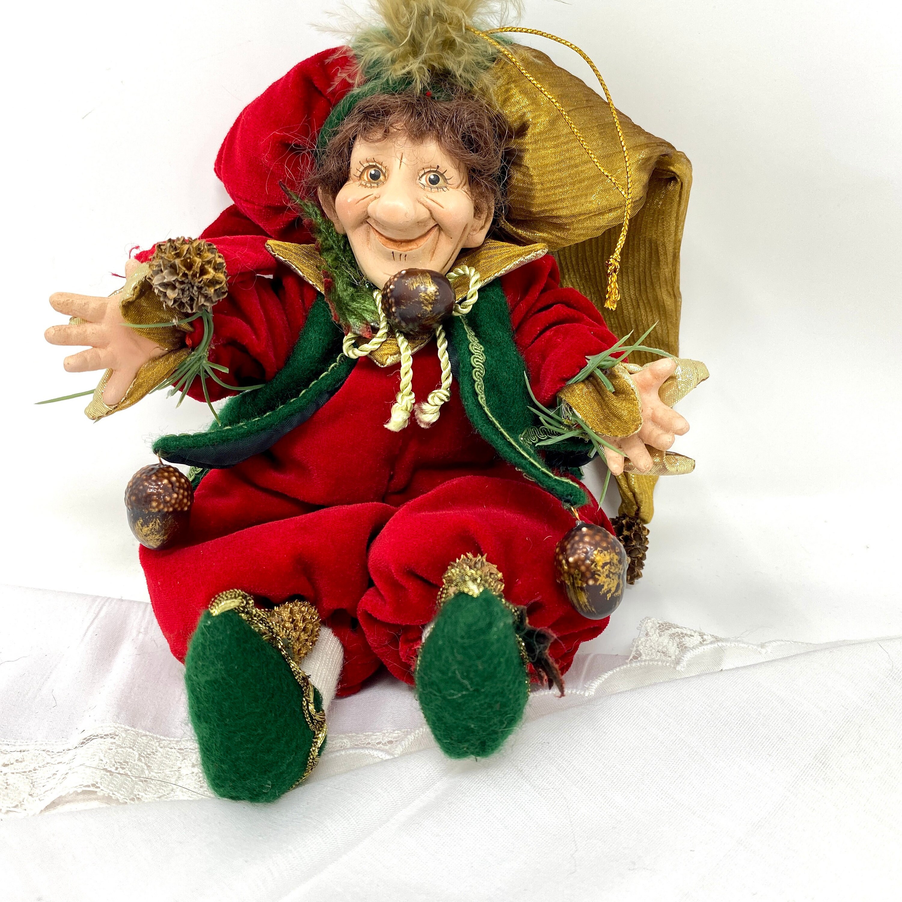 Plush Posable Court Jester Shelf Decor Vintage 1990s - Etsy
