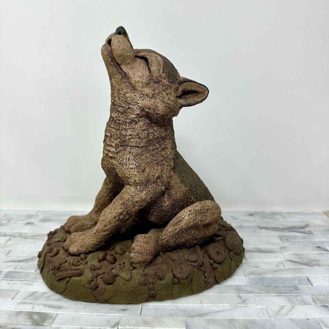 Tom Clark Museum Tim Wolfe Resin Timber Wolf Statue 9" 1st Edition ...