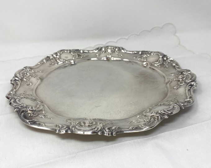 Towle Old Master Silver Plate Sandwich Plate 4065, Electroplate Silver ...