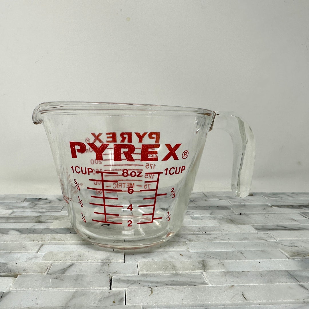 PYREX 1 Cup Measuring Cup 508 Vintage 1980s Corning 508 Open - Etsy
