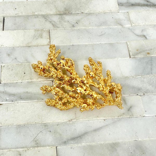 Coral Pin - Etsy