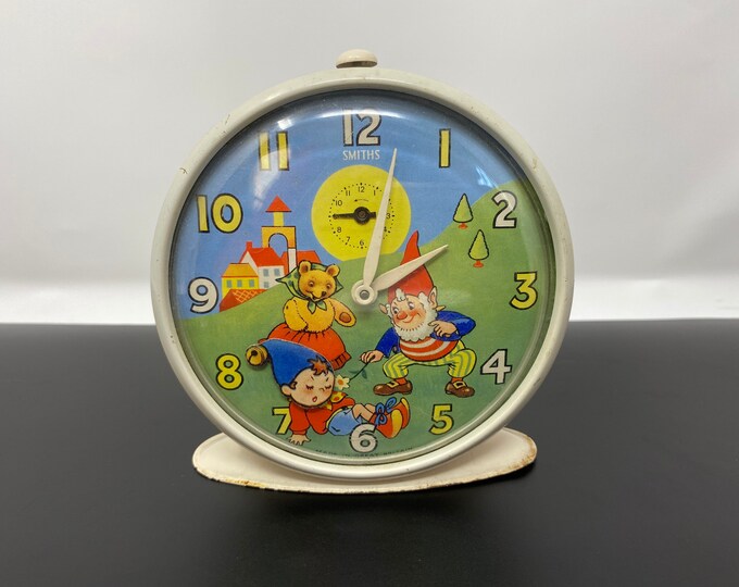 Noddy Gnomes by Smiths Alarm Clock, Made in Great Britain, Character ...
