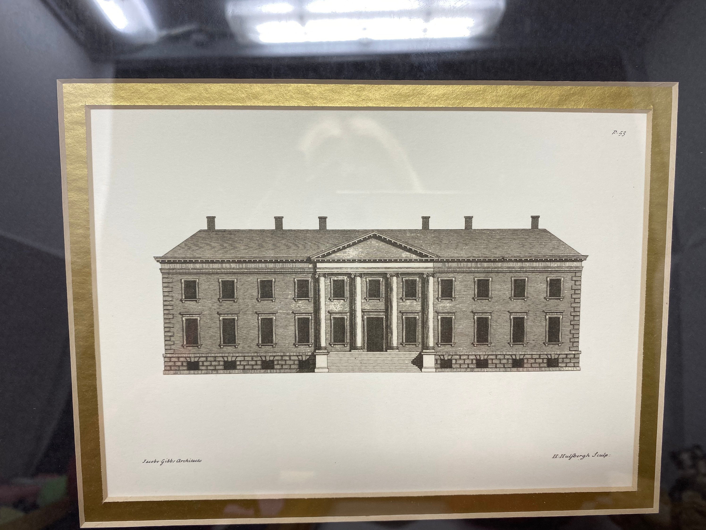 Jocobo Gibbs Architects Hulfbergh Gold Framed Wall Art - Etsy