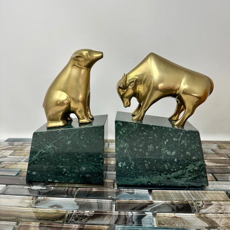 Brass Bookends - Etsy