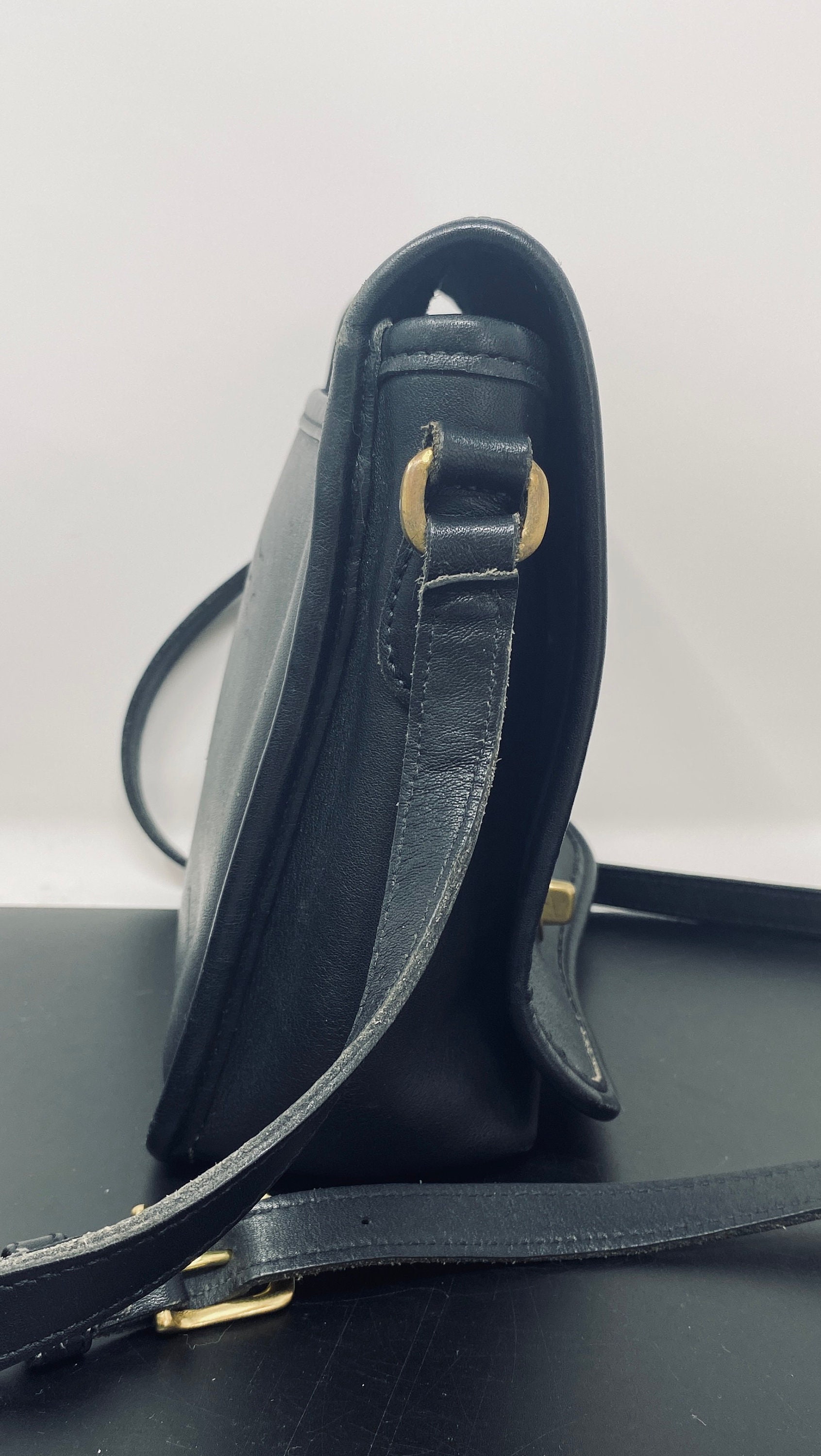 Coach Legacy Companion 9076 Black Leather Handbag Purse 2000 | Etsy