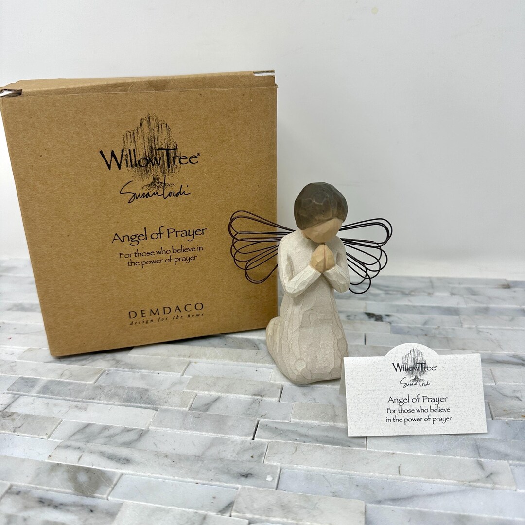 Willow Tree Angel of Prayer Figurine 4 1/4" Boxed, Vintage Small ...