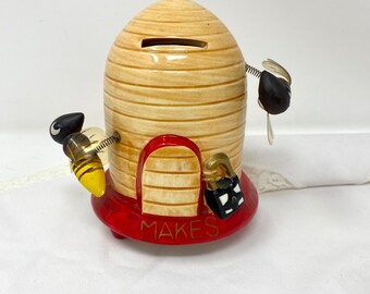 Vintage Coin Bank - Etsy