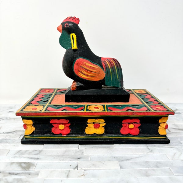 Wood Rooster - Etsy