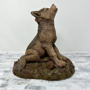 Tom Clark Museum Tim Wolfe Resin Timber Wolf Statue 9" 1st Edition ...