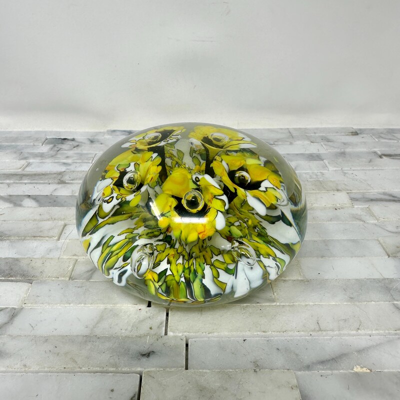Flower Paperweight - Etsy