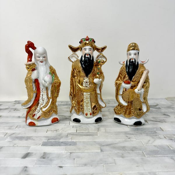 Chinese Gods Set - Etsy