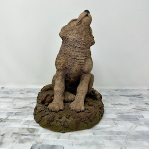 Tom Clark Museum Tim Wolfe Resin Timber Wolf Statue 9" 1st Edition ...