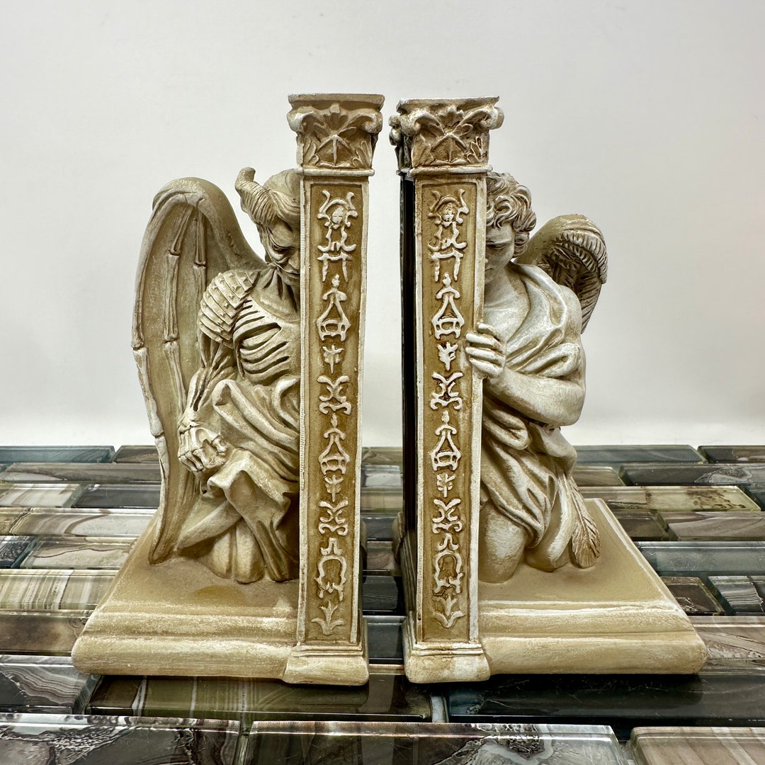 Dan Brown Angels & Demons Limited Edition Bookends, Vintage Resin ...